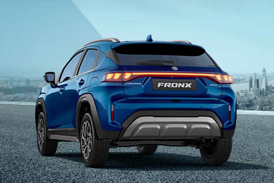 Ecommerce. MARUTI FRONX 1000CC BLUE SUV 2025 PETROL