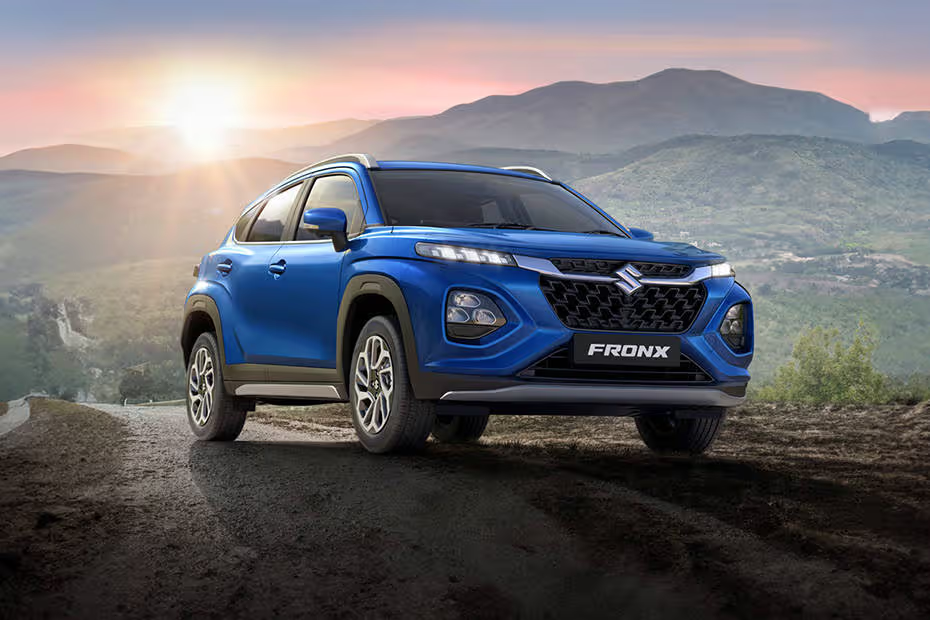 Ecommerce. MARUTI FRONX 1000CC BLUE SUV 2025 PETROL
